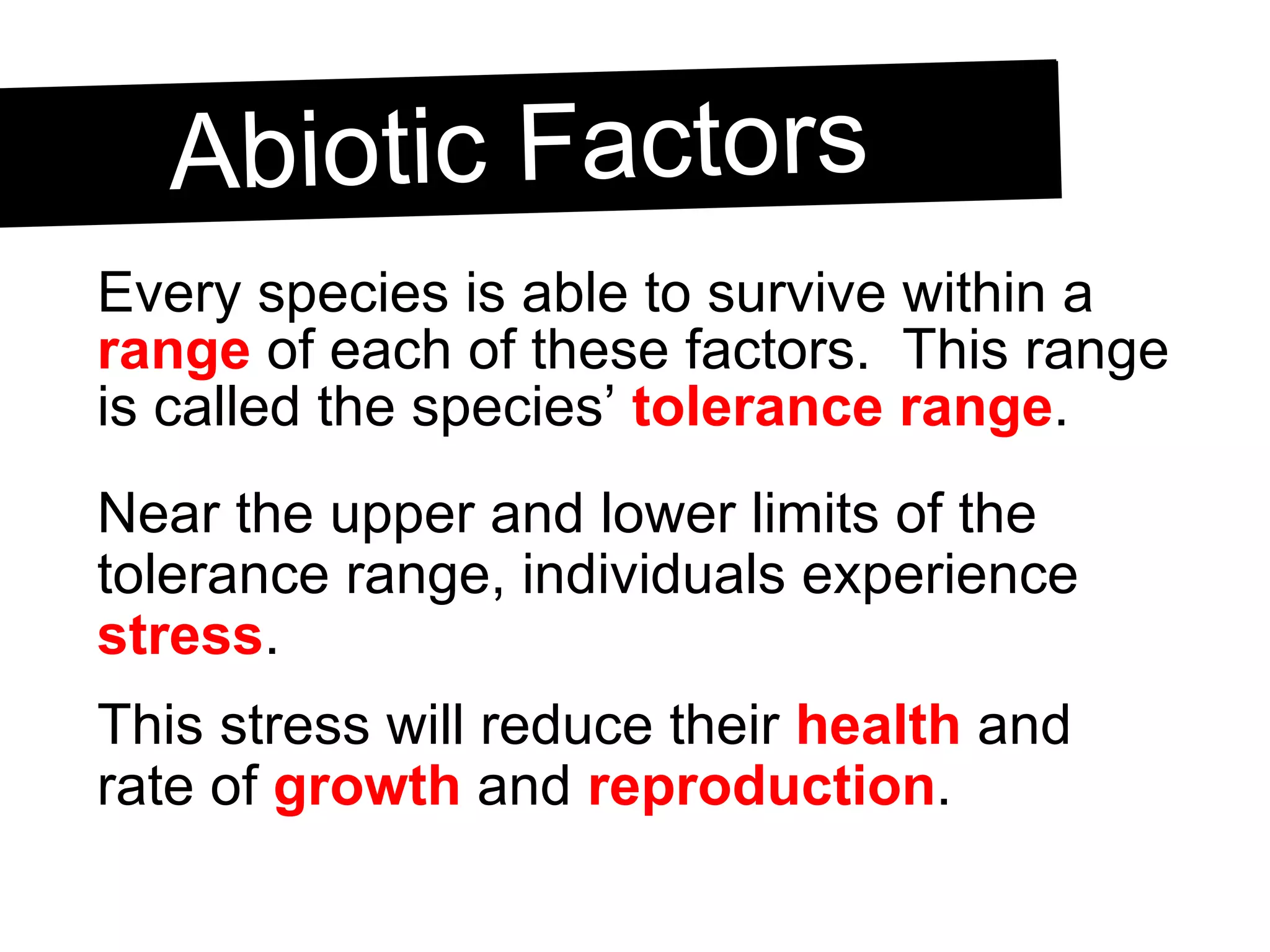 Biotic and Abiotic Factors | PPT