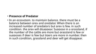 Biotic and abiotic factors of ecosystem. | PPTX