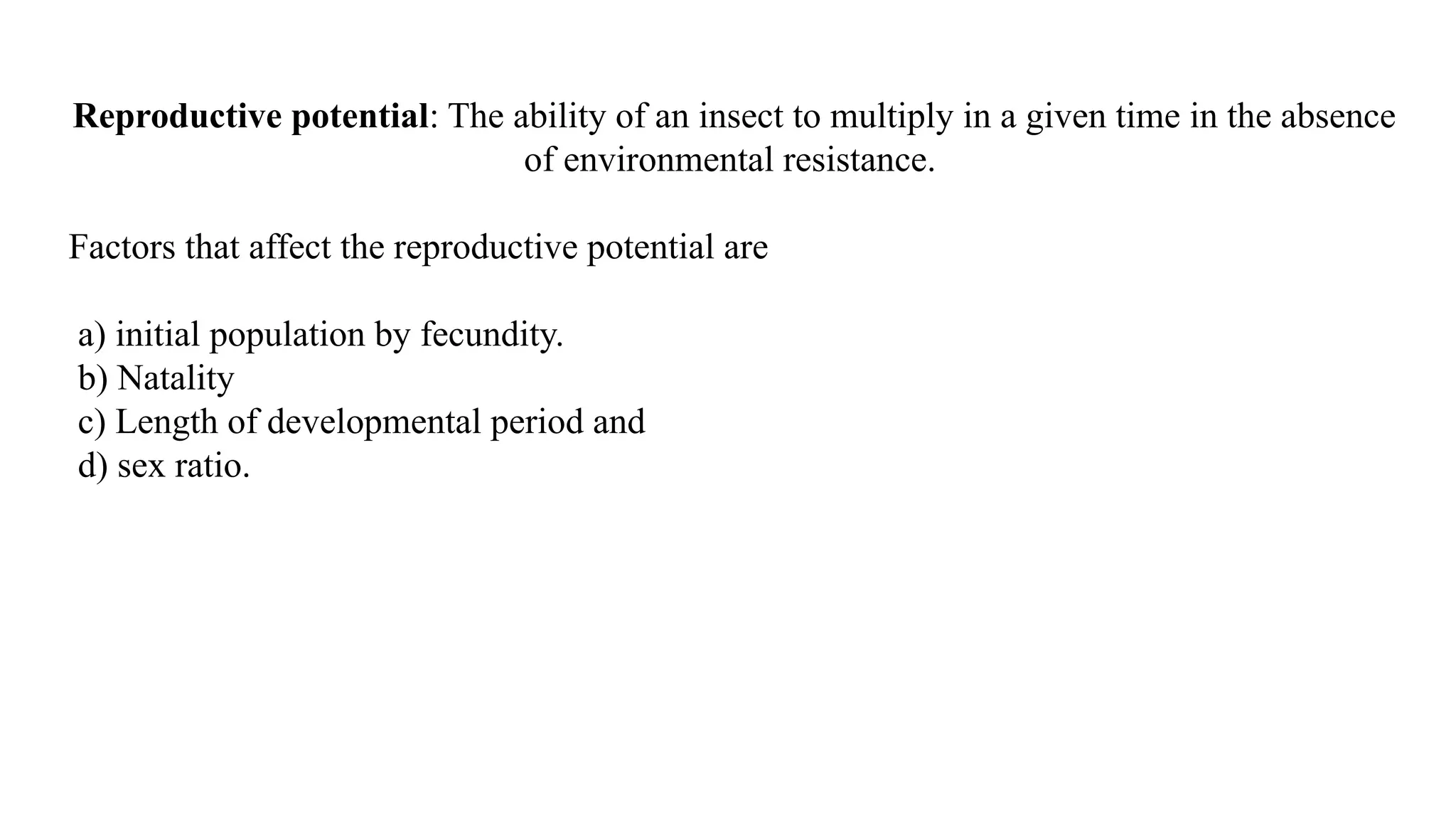 Biotic Factors affecting Insect pests population | PPTX