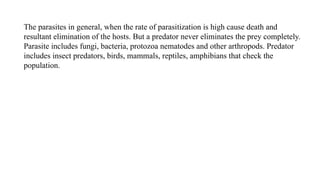 Biotic Factors affecting Insect pests population | PPTX