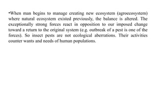 Biotic Factors affecting Insect pests population | PPTX