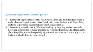 Biotic factors in soil formation,soil aggregation | PPTX