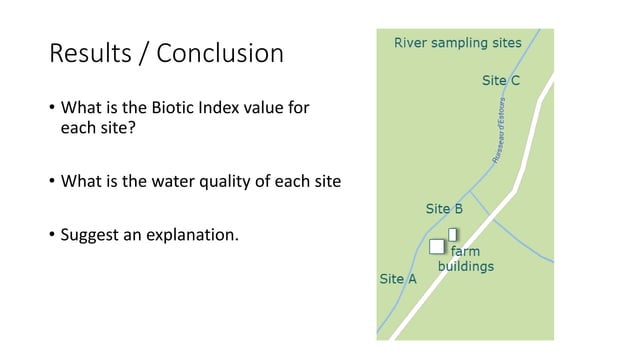 Biotic index online river sampling activity | PDF