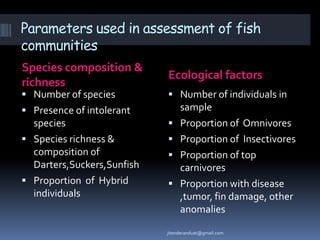 Biotic integrity ppt | PPTX
