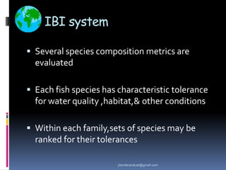 Biotic integrity ppt | PPTX