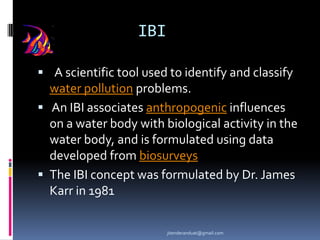 Biotic integrity ppt | PPTX