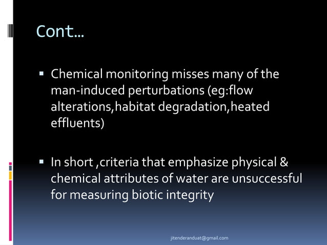 Biotic integrity ppt | PPTX