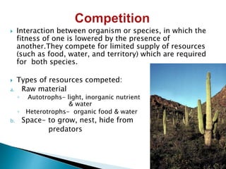 Biotic interactions | PPT
