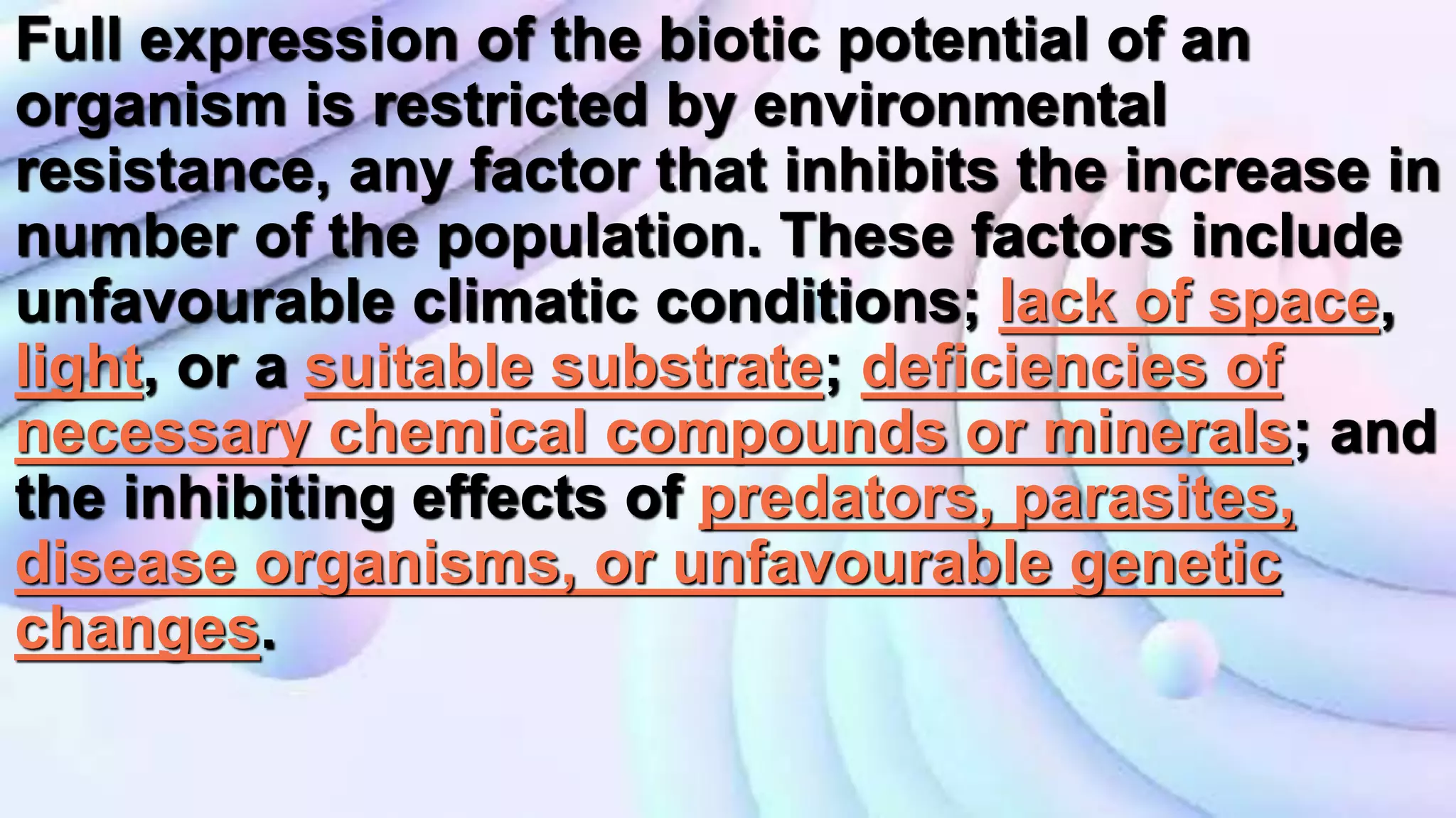 Biotic Potential & Environmental Resistance.pptx
