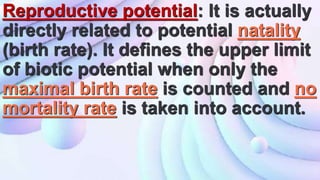 Biotic Potential & Environmental Resistance.pptx