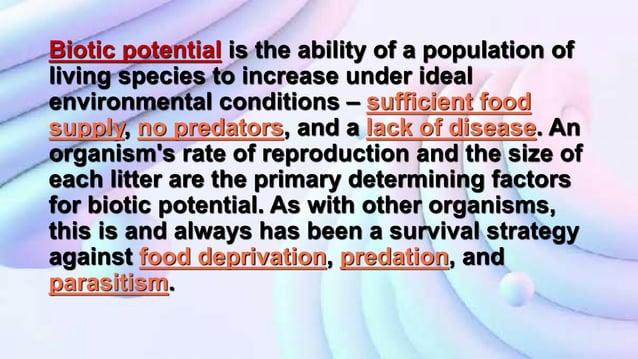 Biotic Potential & Environmental Resistance.pptx