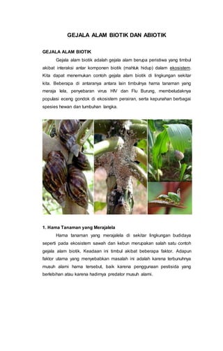 Biotik abiotik | DOCX