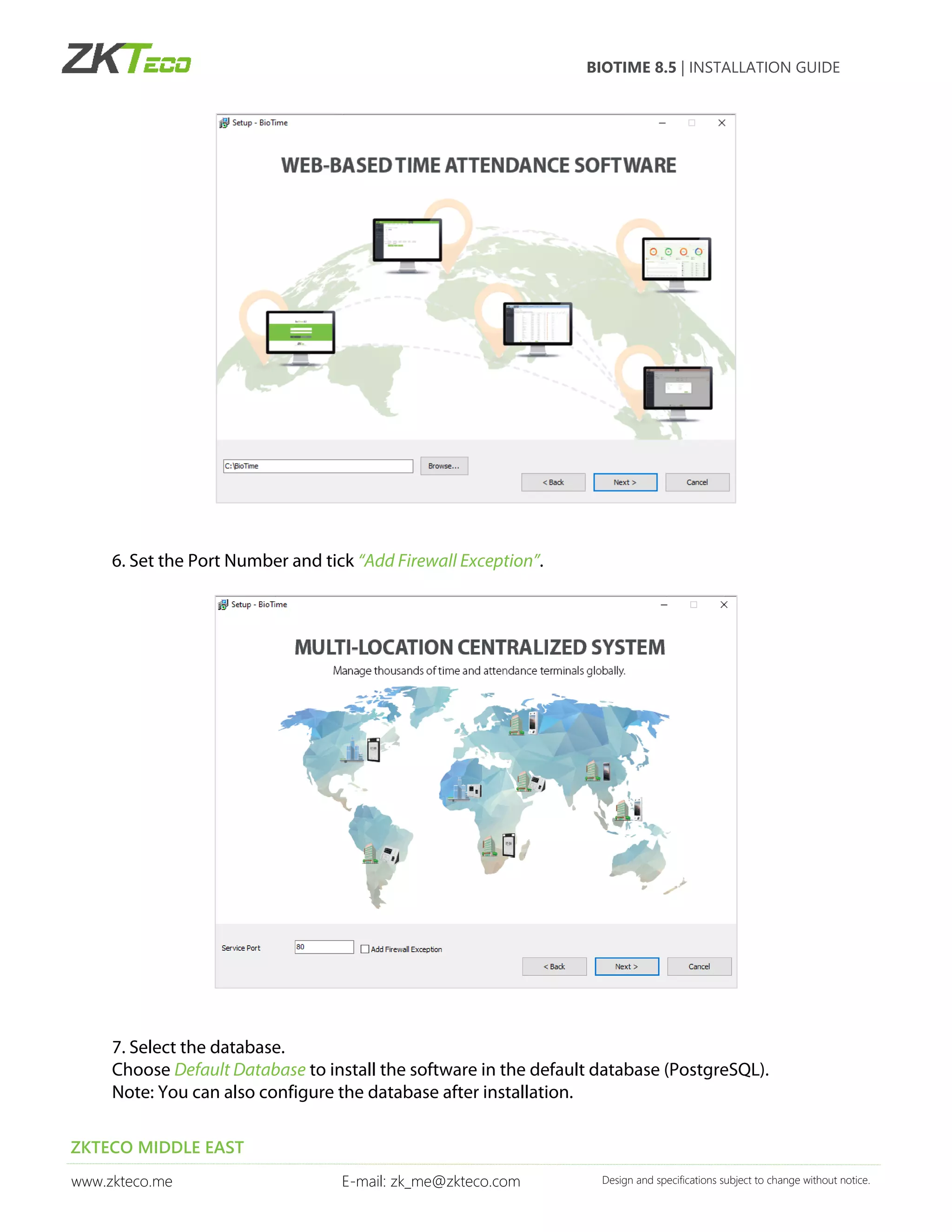 Bio time 8.5 installation guide | PDF