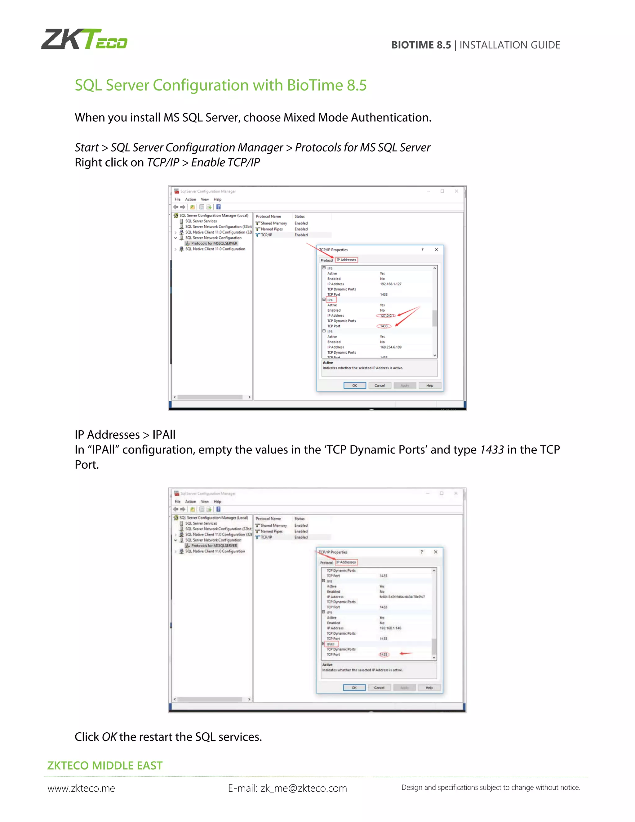 Bio time 8.5 installation guide | PDF