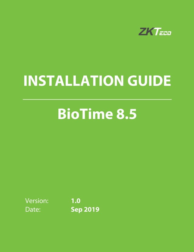 Bio time 8.5 installation guide | PDF | Operating Systems | Computer ...