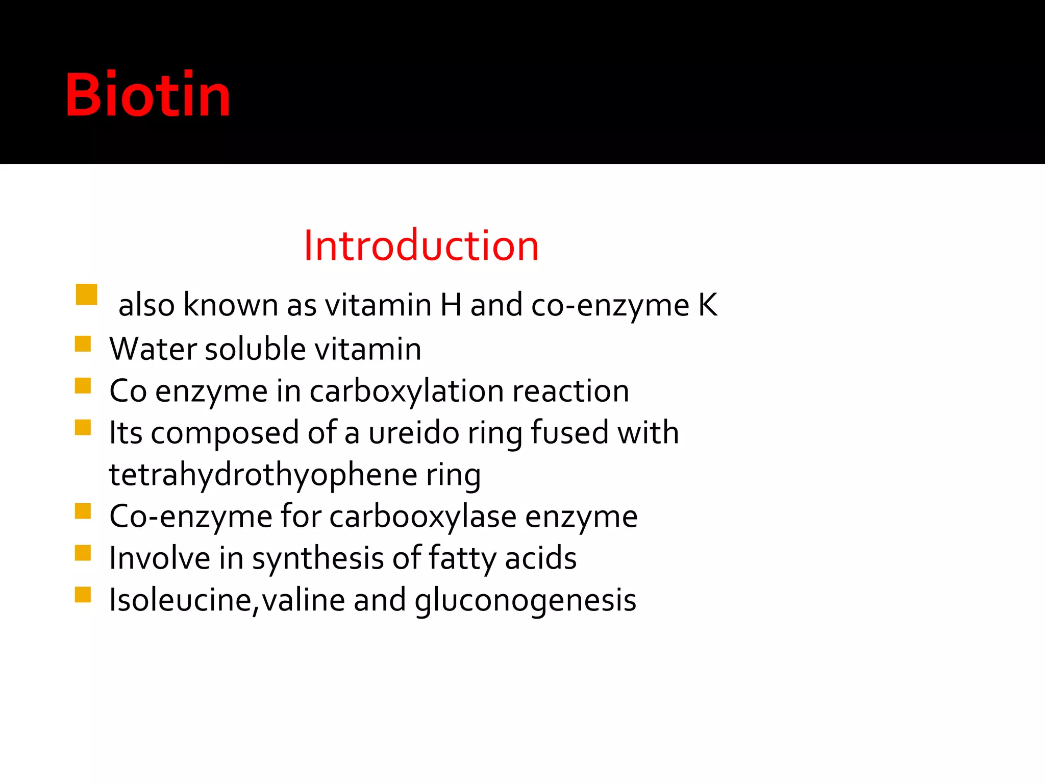 Biotin .. | PPT