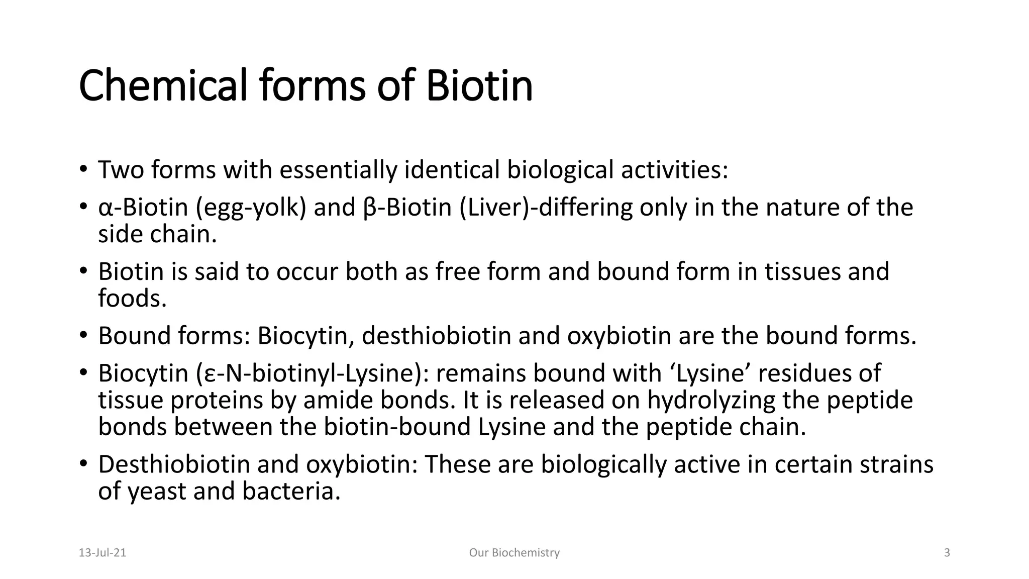 Biotin | PDF