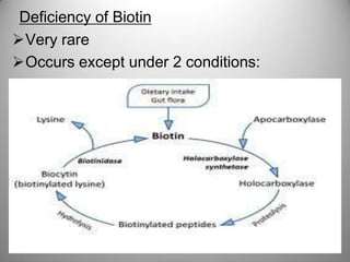Biotin ( vitamin B7) Egg white injury, Leiner's disease | PPTX