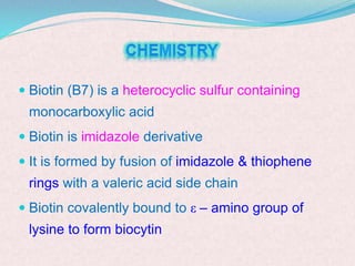 BIOTIN (B7) | PPTX