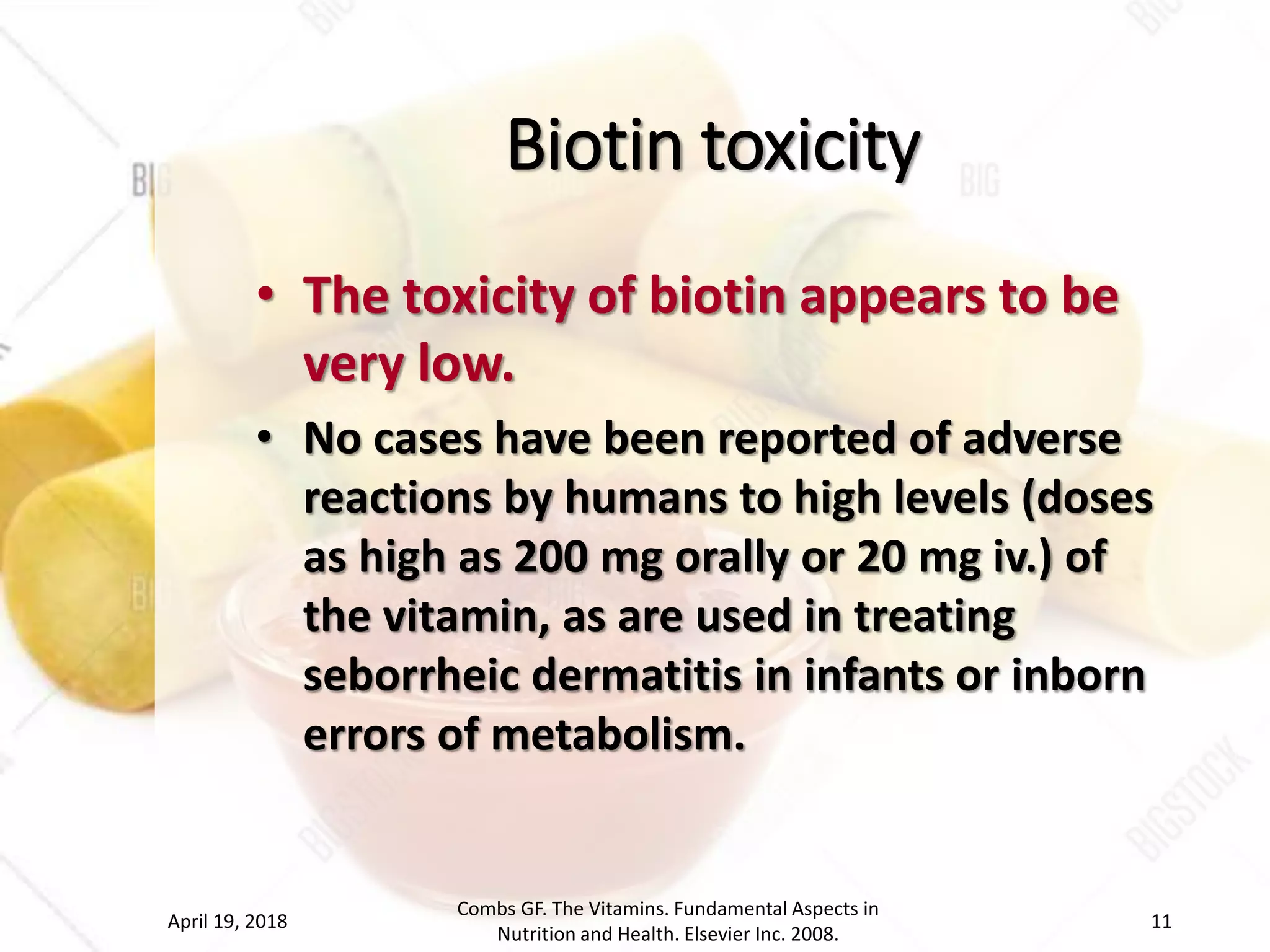 Biotin deficiency and toxicity | PPSX