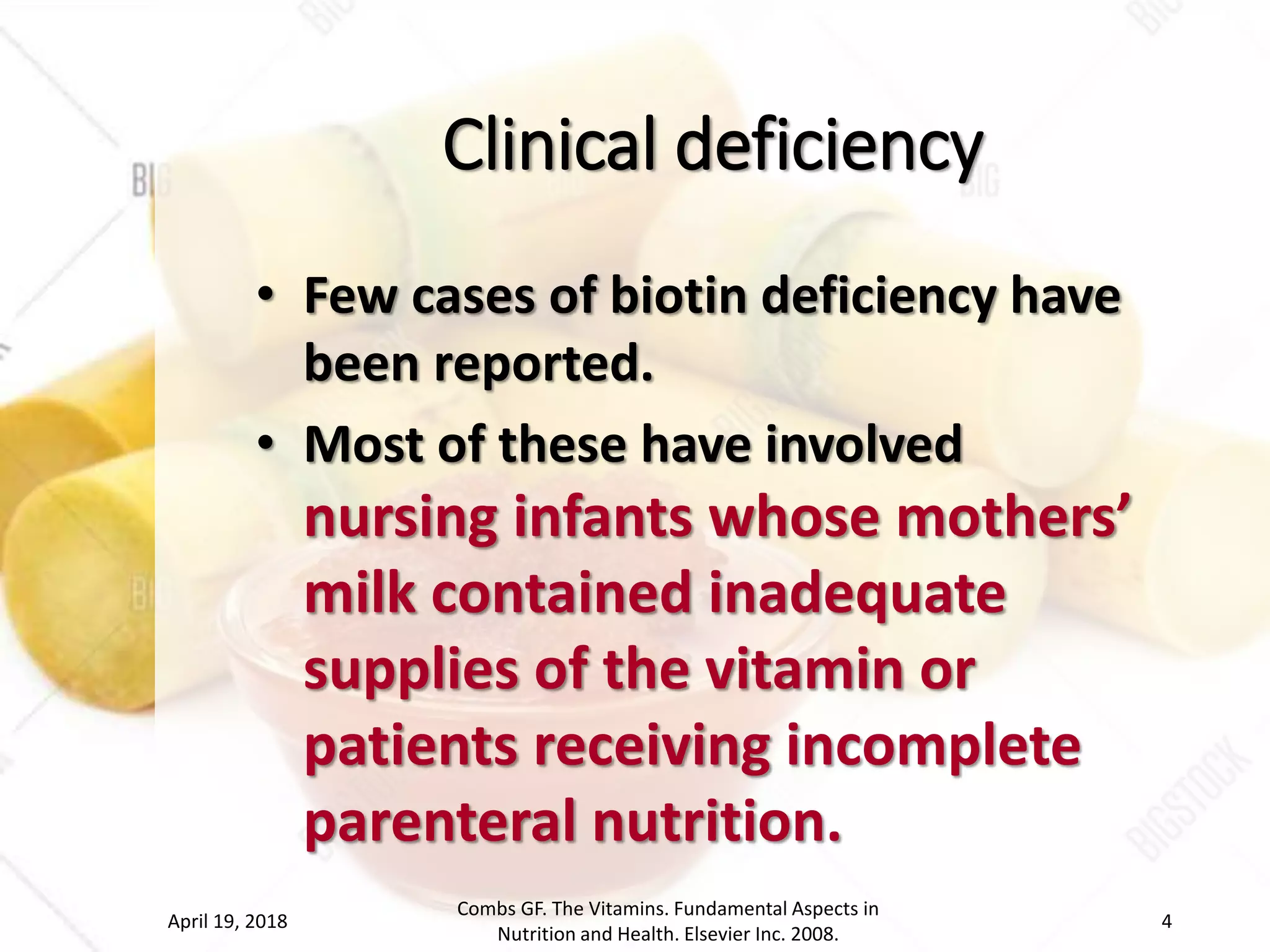 Biotin deficiency and toxicity | PPSX