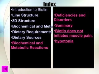 Biotin ppt. | PPT