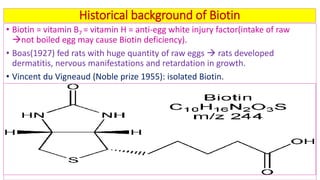 Vitamin B7 Structure