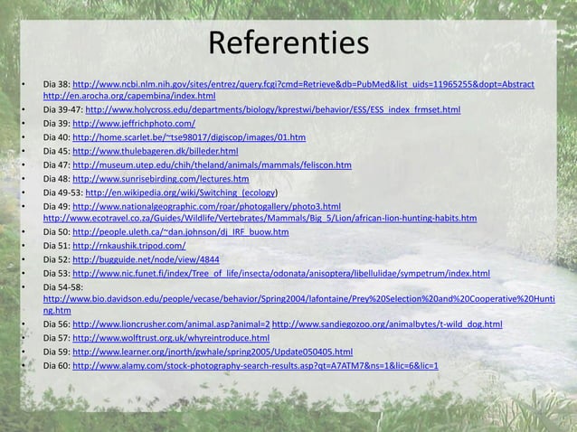 Biotische relaties ref | PPT