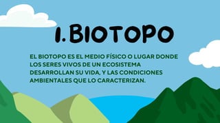 BIOTOPO Y LA BIOCENOSIS Y SU RELACION CON EL MEDIO AMBIENTE | PPT