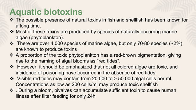 biotoxins are toxin produced by organisms | PPT