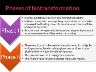 Biotransformation | PPTX