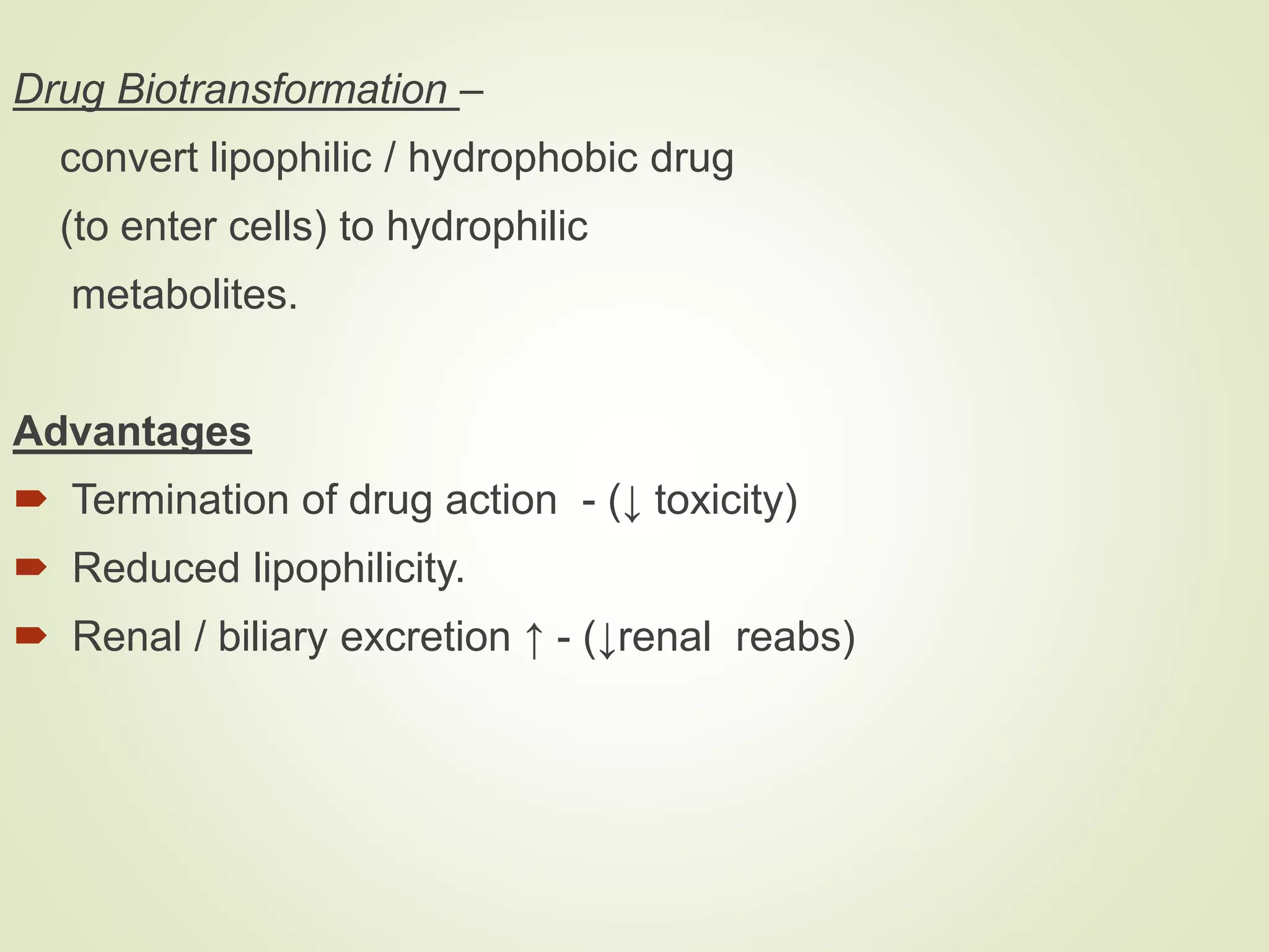 Biotransformation (Drug Metabolism) | PPTX
