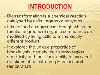 Biotransformation | PPTX
