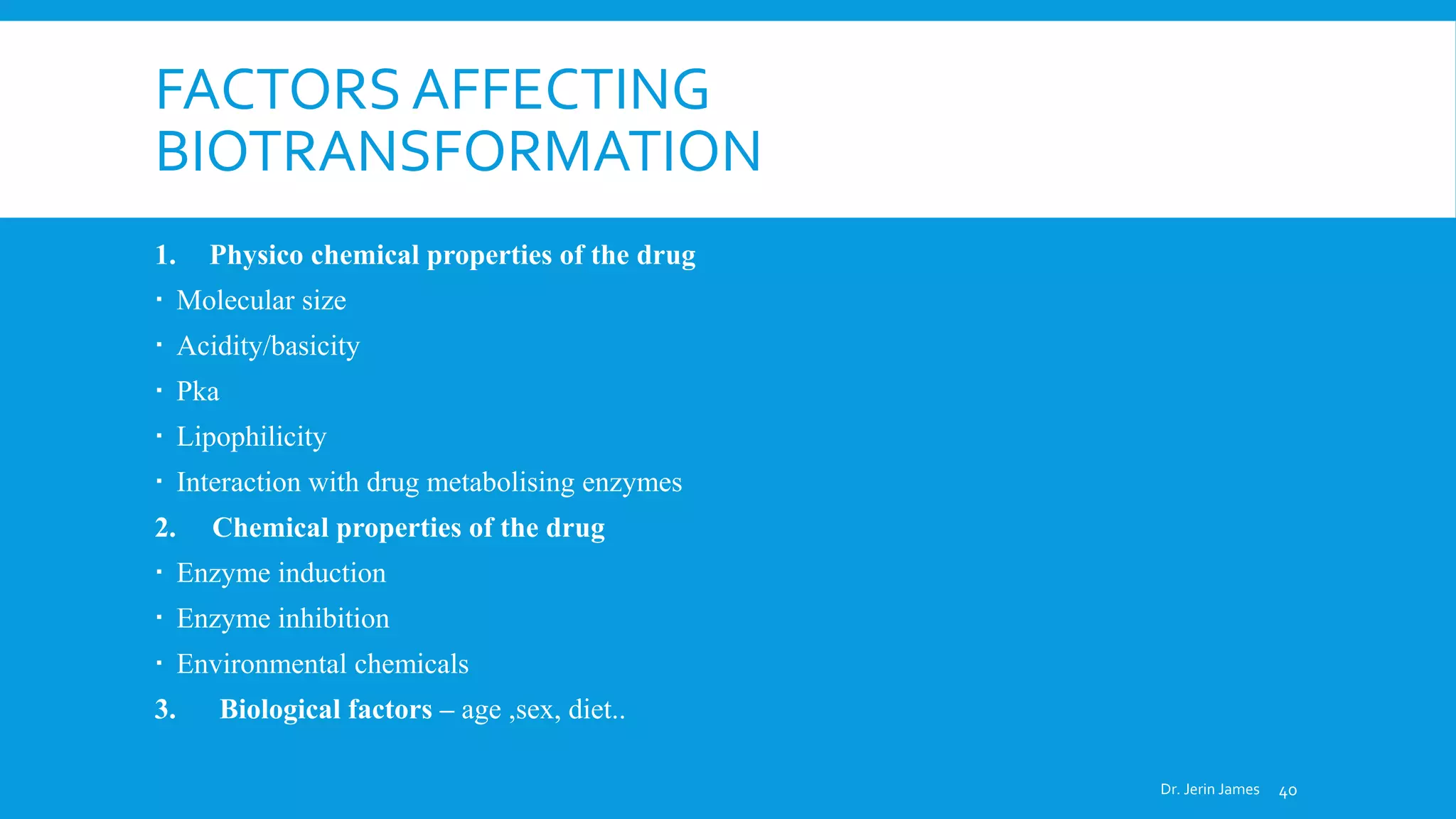 BIOTRANSFORMATION OF XENOBIOTICS | PPTX