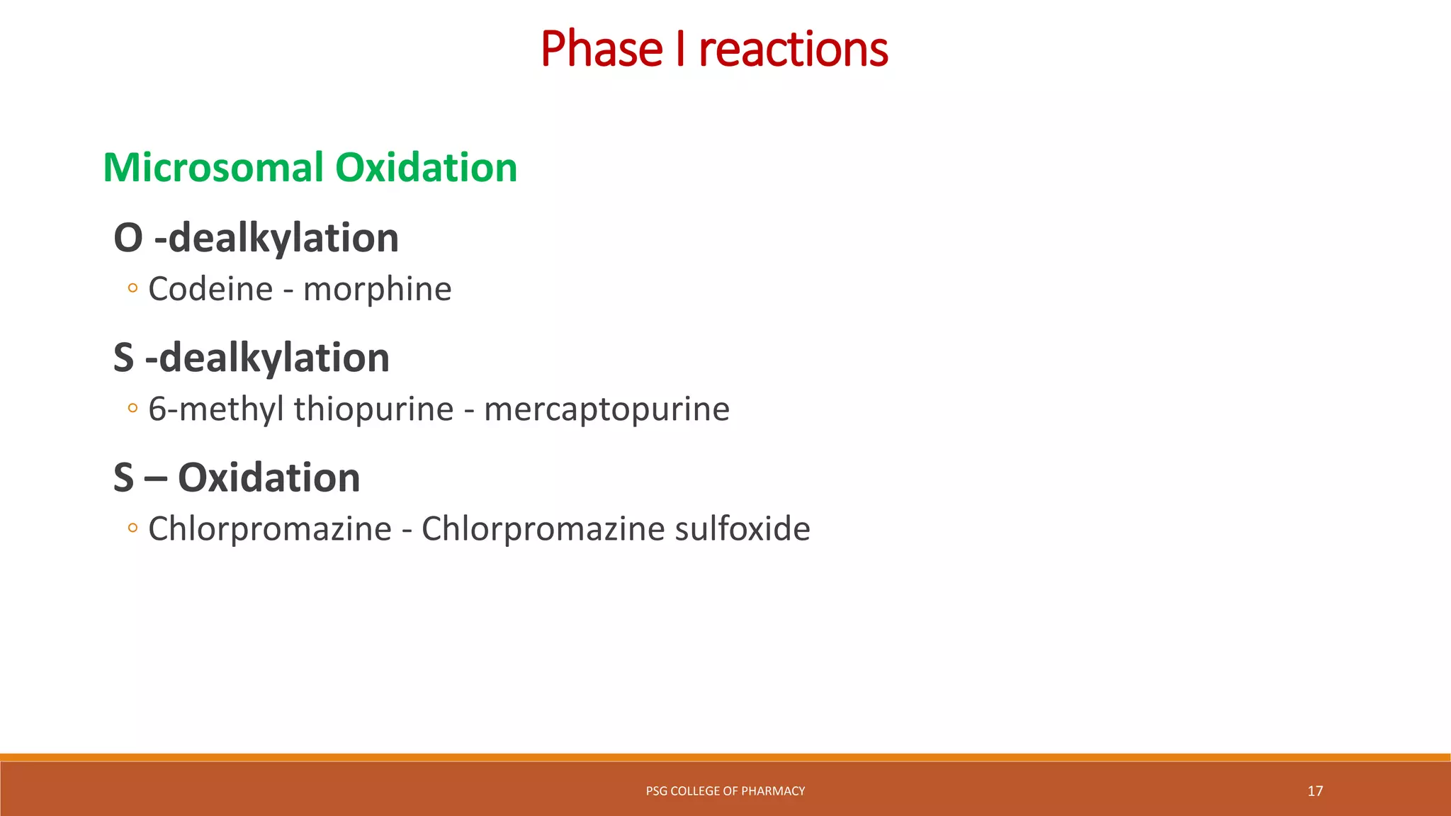 Biotransformation-pharmacology | PPTX