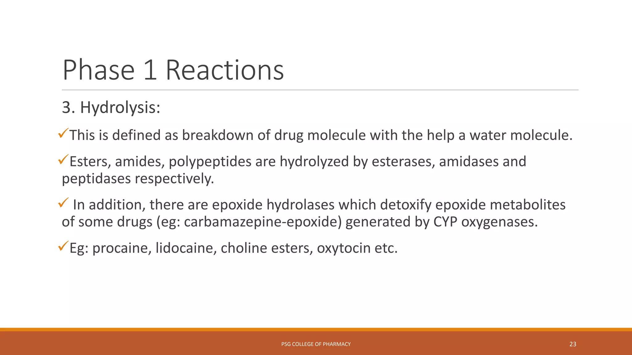 Biotransformation-pharmacology | PPTX