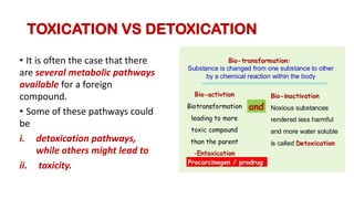 biotransformation. this is the part of forensic toxicology | PDF