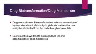biotransformation presentation drug metabolism.pptx