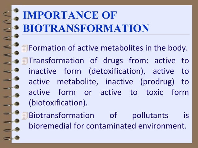 Biotransformation copy | PPT