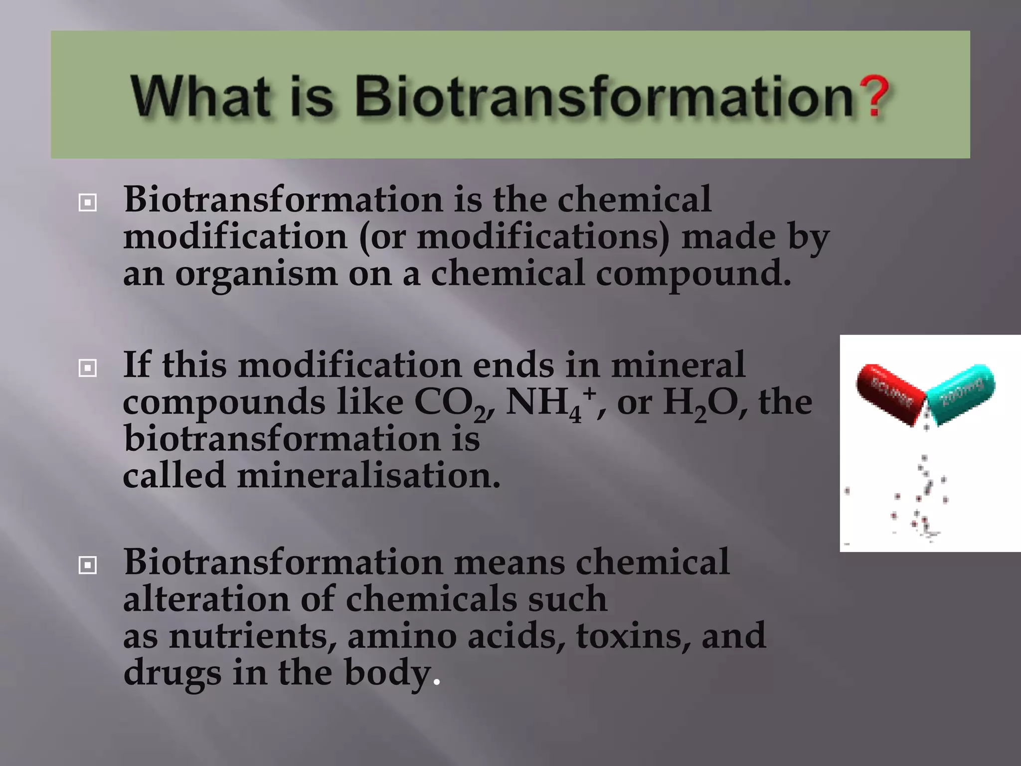 Biotransformation of antibiotics, steroids and their applications | PPTX
