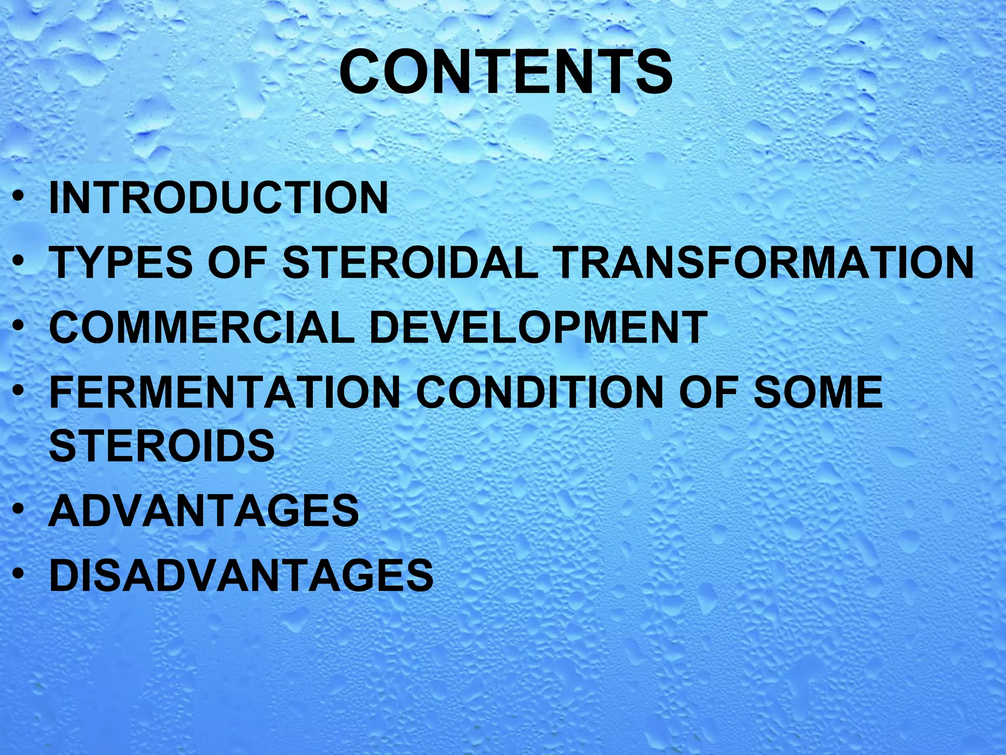 Biotransformation of steroids | PPT