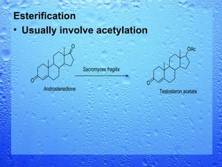 Biotransformation of steroids | PPT
