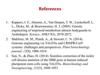 Biotransformation through genetic engineering | PPTX | Biotech and ...