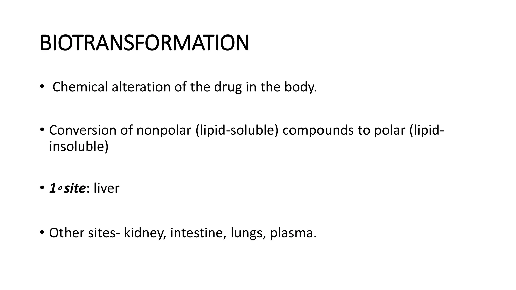 BIO- TRANSFORMATION | PPTX