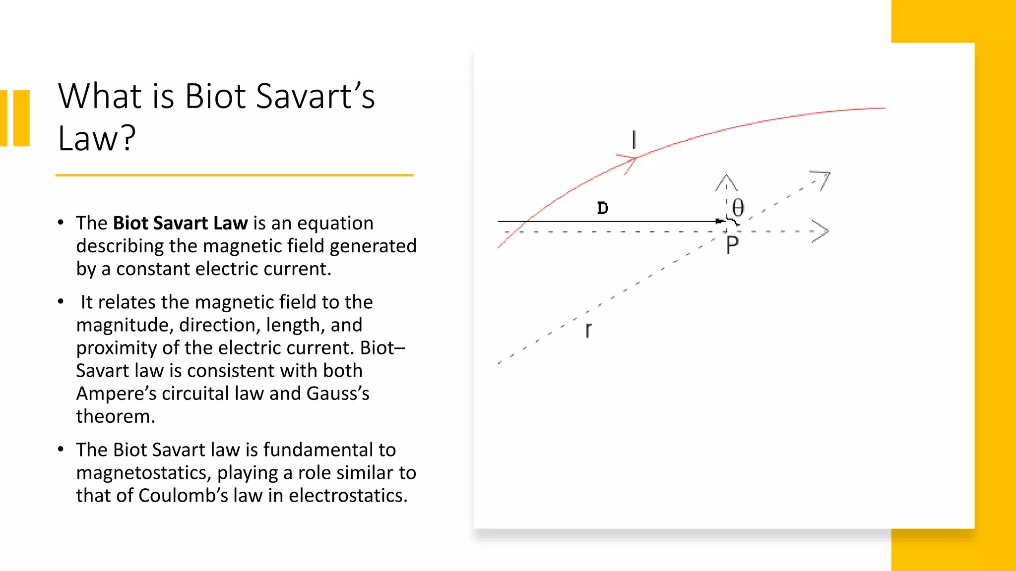 Biot savart law | PPTX