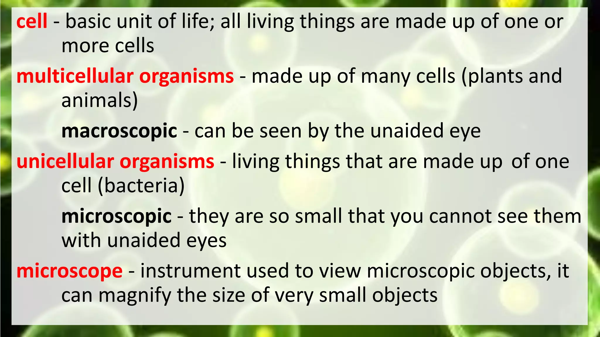 Biology 1 for Senior High School | PPTX