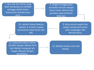 BIOUnnes_Lamina air flow (LAF) | PPTX