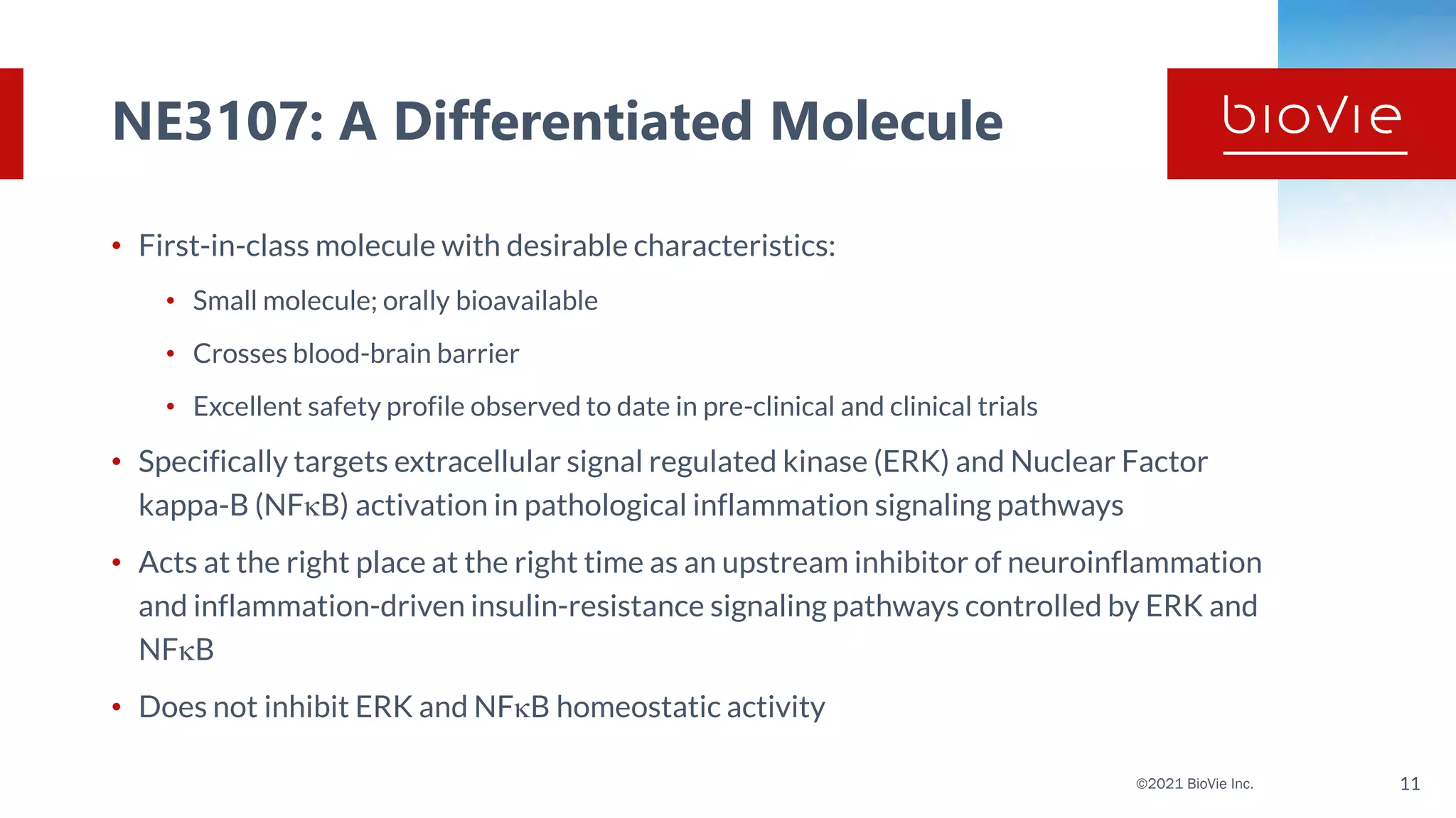BioVie Investor Deck, August 2021 | PPT