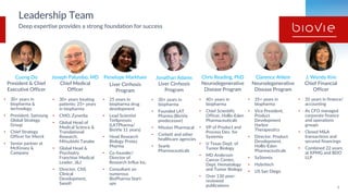 BioVie Investor Deck, January 2022 | PDF