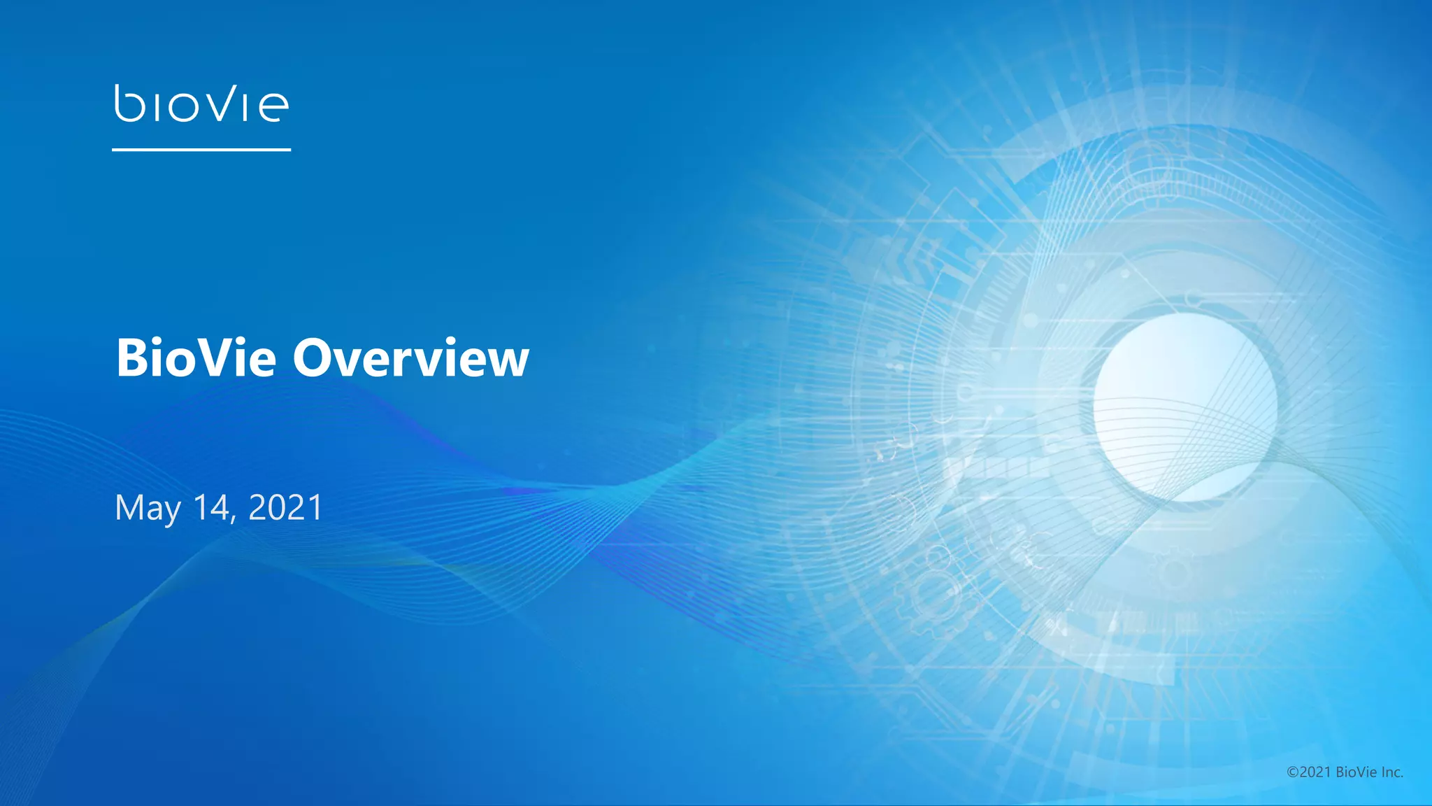 BioVie Investor Deck, May 2021 | PDF